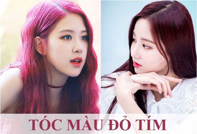 Tóc màu đỏ tím: mẹo chọn 10 màu đẹp cho hợp da, giữ màu tóc lâu phai