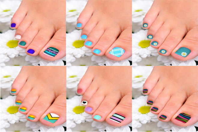 Mẫu vẽ móng chân đẹp: Top 10 kiểu đơn giản mà độc đáo nhất hiện nay